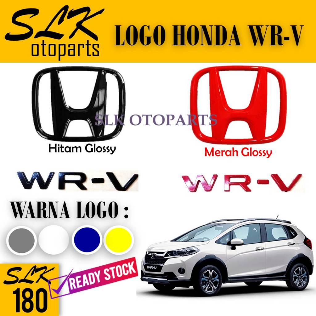 Slk180 - Honda WRV 2023 Logo Emblem, Front, Back, WR-V Writing | Shopee Malaysia