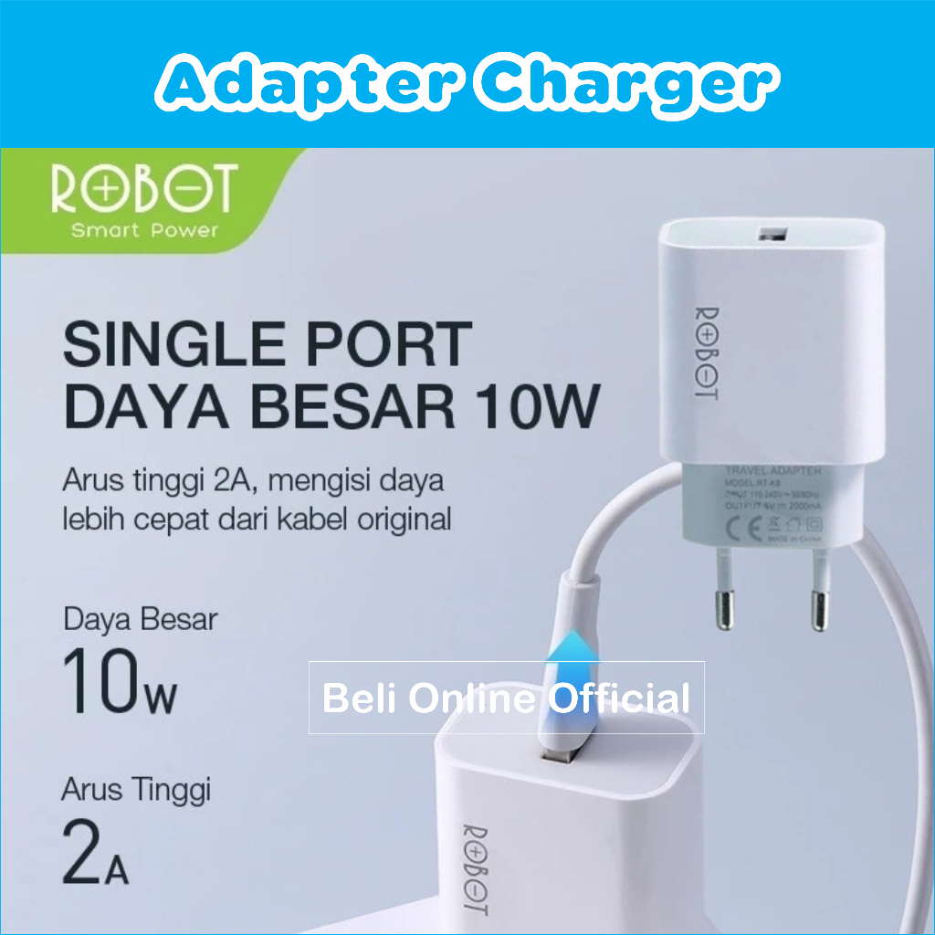 Fastcharging charger Head 10watt ROBOT Adapter Cas Quick Charge ROBOT ...