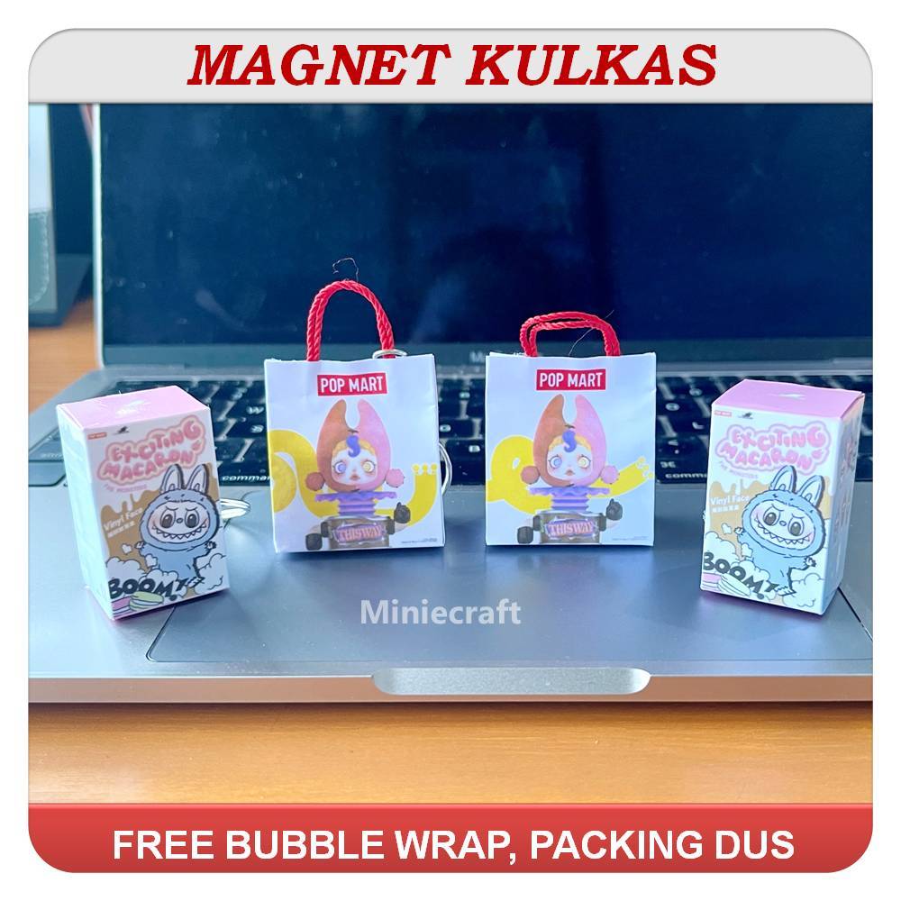 Miniature Fridge MAGNET Paste P*P M*RT LAB*BU Doll VIRAL | Shopee Malaysia