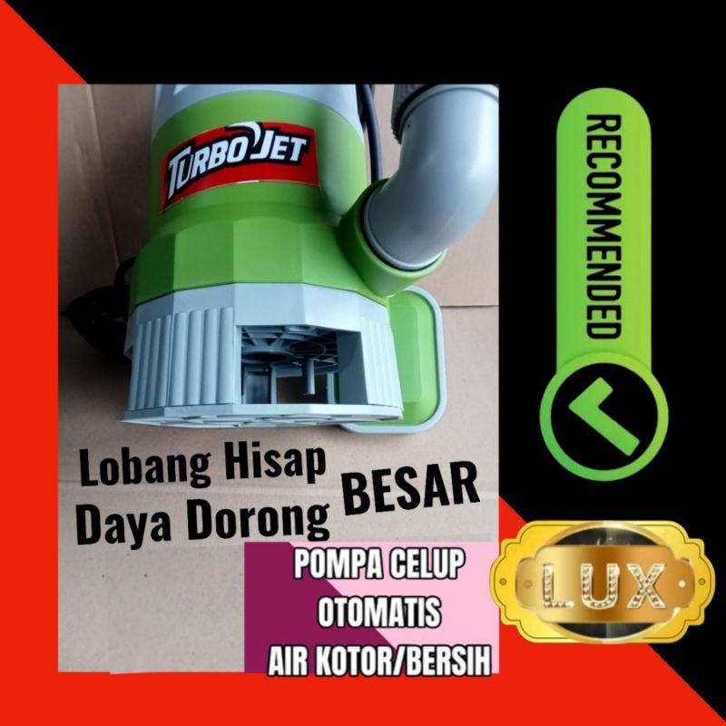 Automatic submersible pump koi fish pond dirty water cliff flood AUTO ...