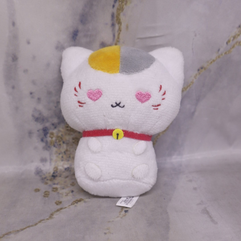 Nyanko Sensei C (heart) Palm-sized round stuffed toy "Natsume's Book of ...