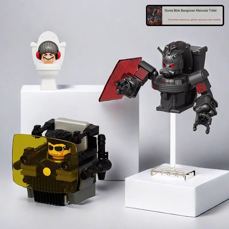 Minifigure Skibidi UFO Toilet Man Humanoid | Shopee Malaysia