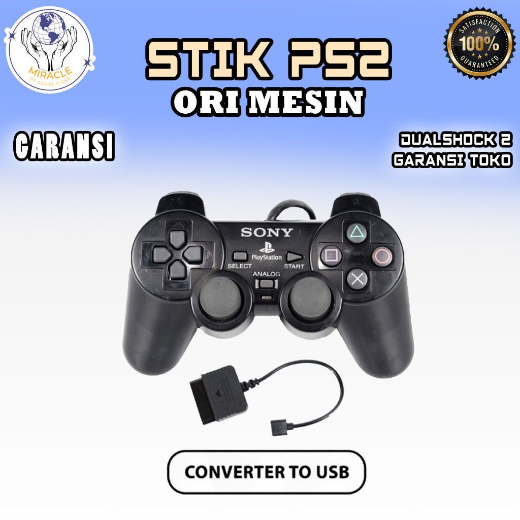 MESIN Second Original Machine PS2 Stick - Original PS2 Stick Sugoi ...