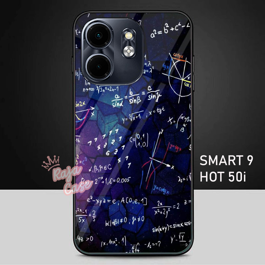 INFINIX HOT 50i/SMART 9 Glass Softcase - cellphone case - INFINIX HOT ...