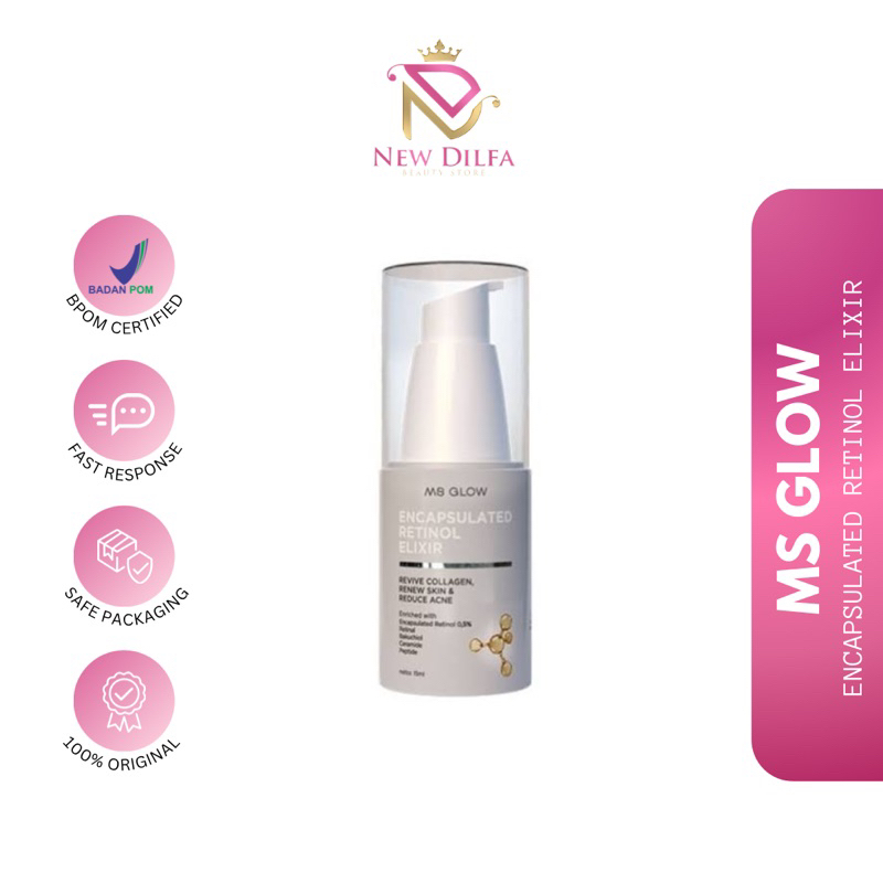 Ms GLOW ENCAPSULATED RETINOL ELIXIR | Shopee Malaysia