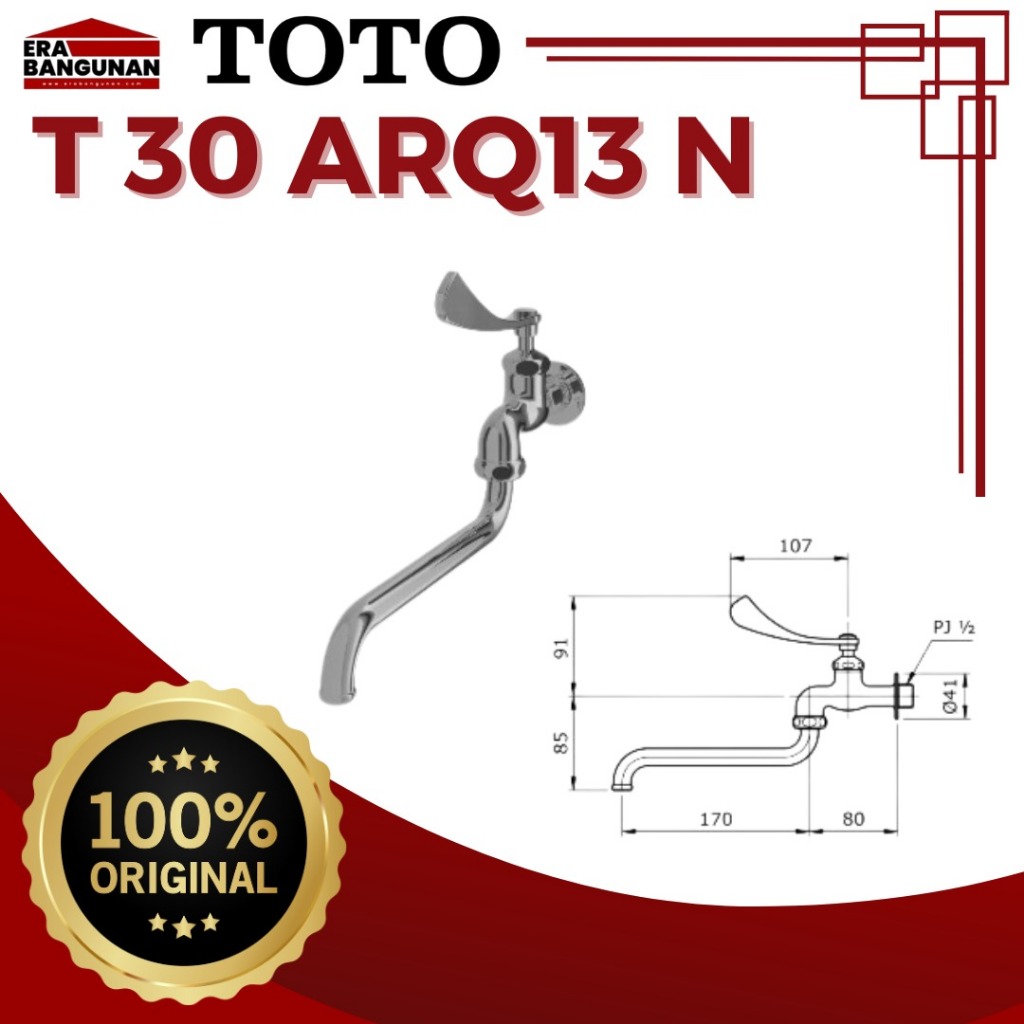 TOTO Kran T30ARQ13N Single Faucet | Shopee Malaysia