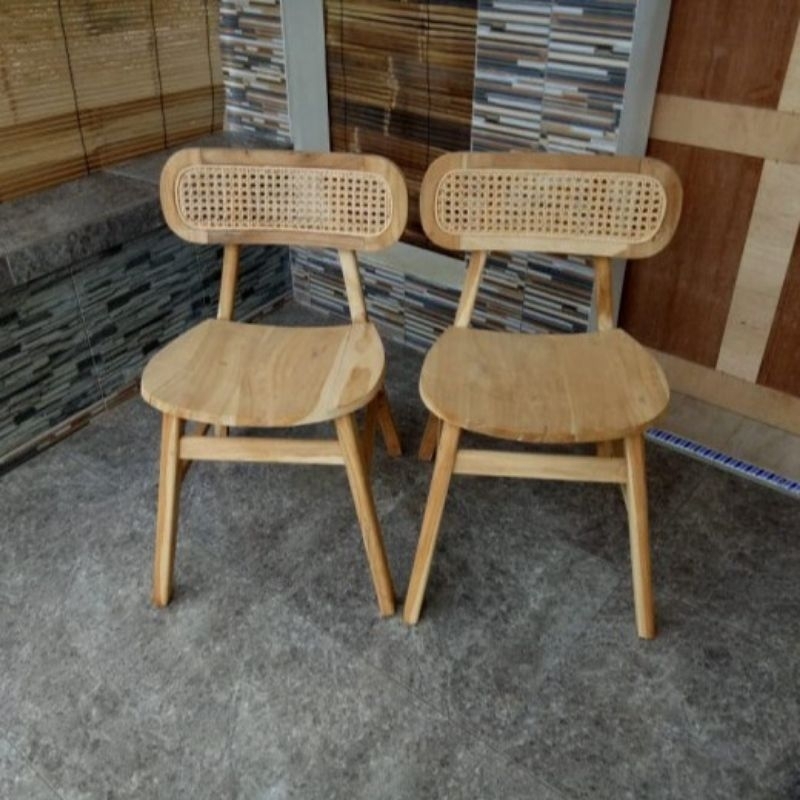 KAYU Teak Wood Dining Chairs || Ropan Rattan Chair || Latest Ropan ...