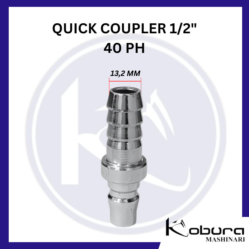Quick Coupler 40 PH Coupler Connector 1/2" Inch Compressor Hose ...