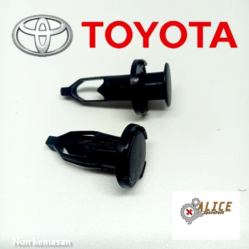 Original FRONT BUMPER BUTTON CLIP FOR TOYOTA INNOVA / FORTUNER / YARIS ...