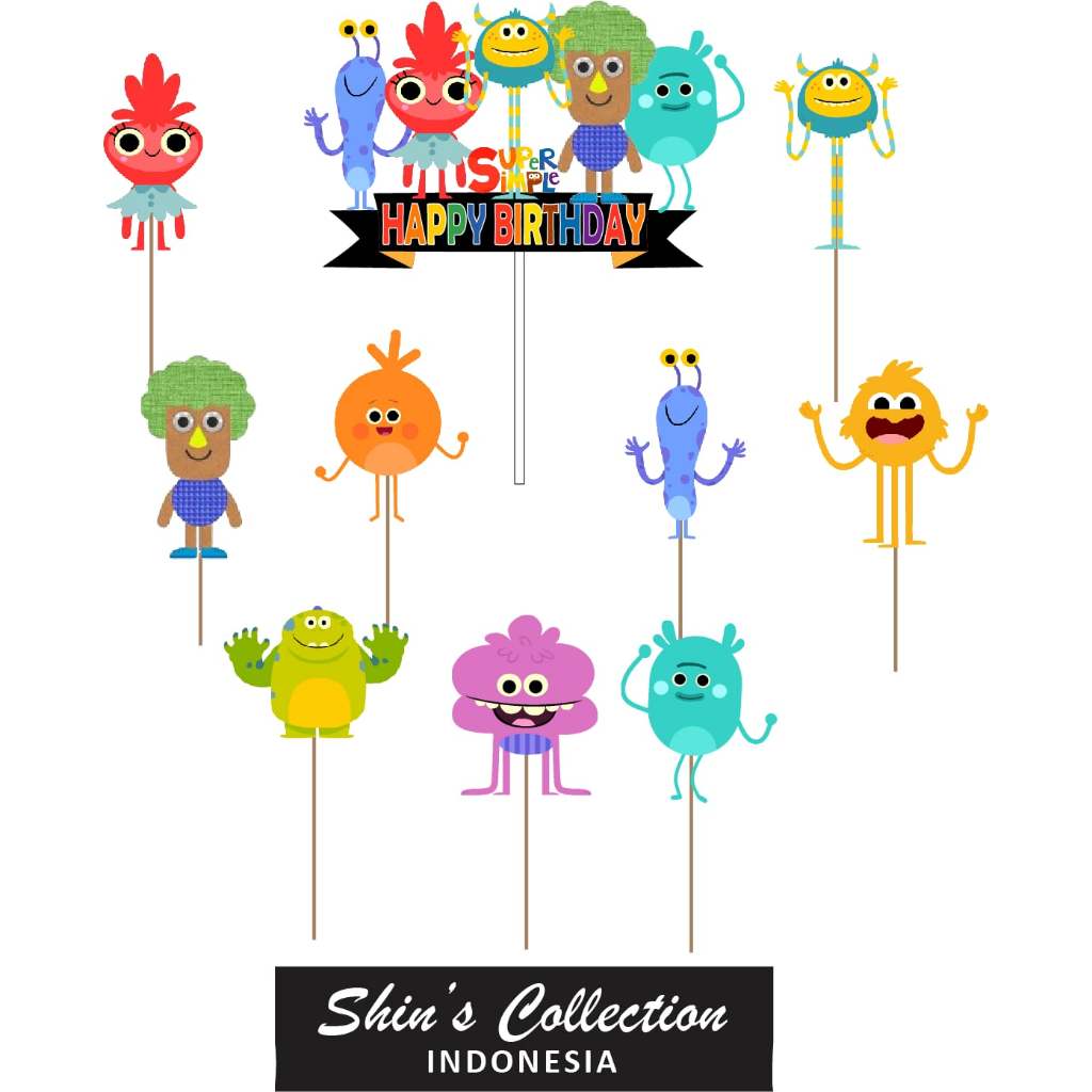 Super Simple Cake topper | Shopee Malaysia
