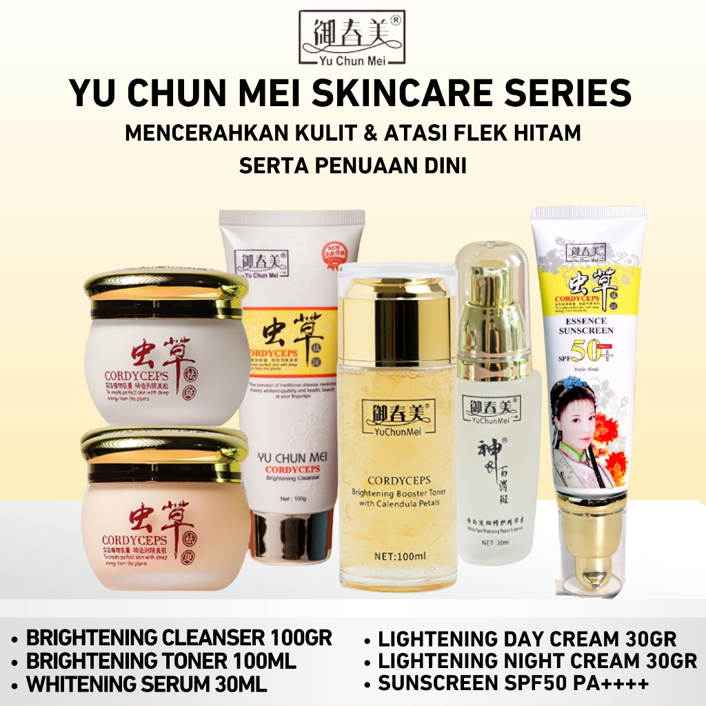 LOKAL YU CHUN MEI Complete Package ORIGINAL LOCAL BPOM BUNDLE 6 IN 1 ...