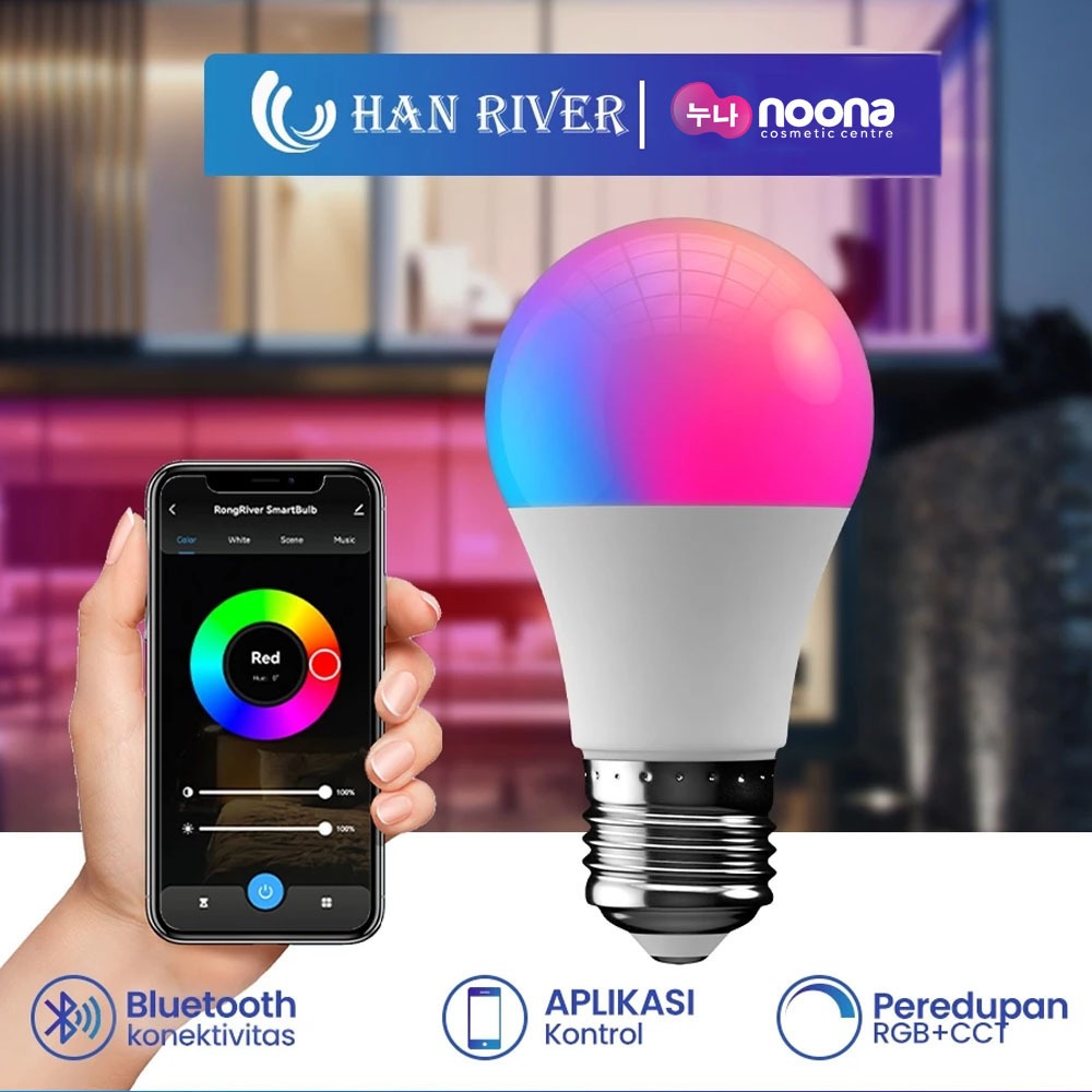 Han RIVER 10W SMART LED APP LIGHT RGB+W BULB | Shopee Malaysia