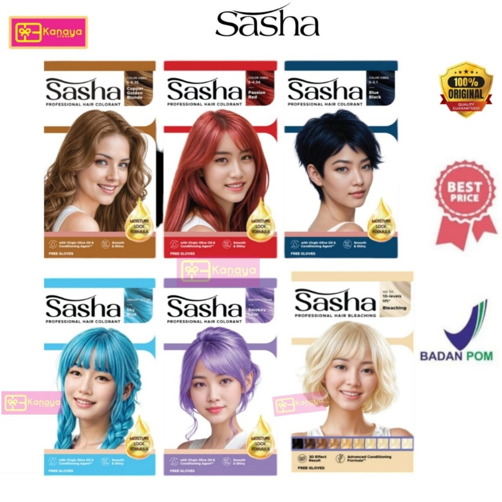 Sasha Hair Color - Sasha Hair Dye | Shopee Malaysia