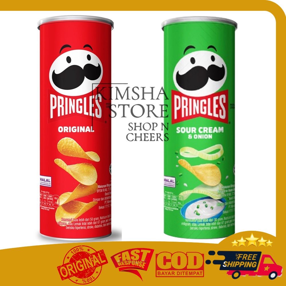 Pringles Potato Chips Potato Chips Snack Snacks Chips Snacks 102 grams ...