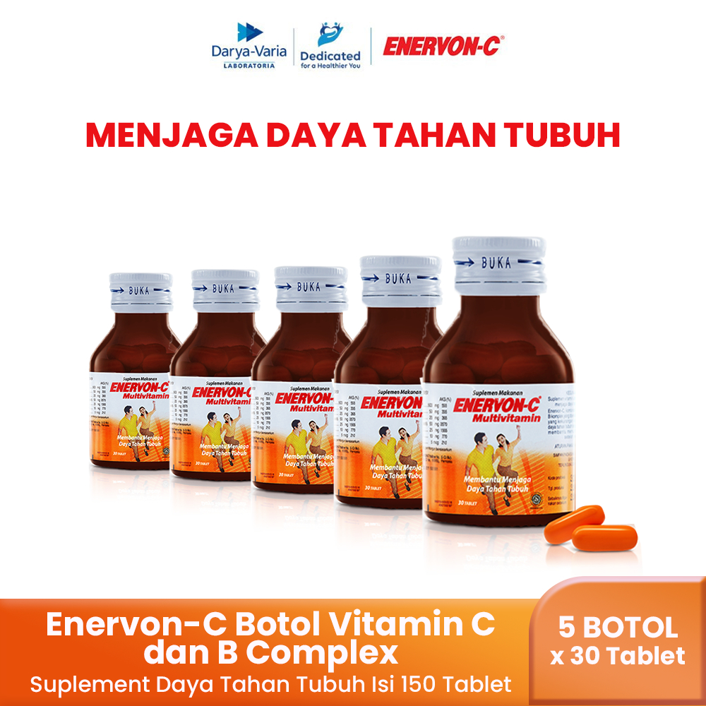 Enervon-c Vitamin C and B Complex Bottles Body Endurance Supplement ...
