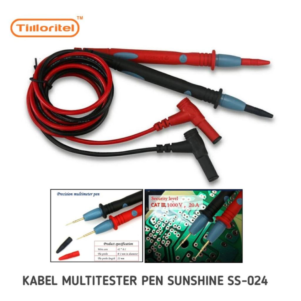 Sunshine SS-024 TAPER MULTITESTER CABLE | Shopee Malaysia