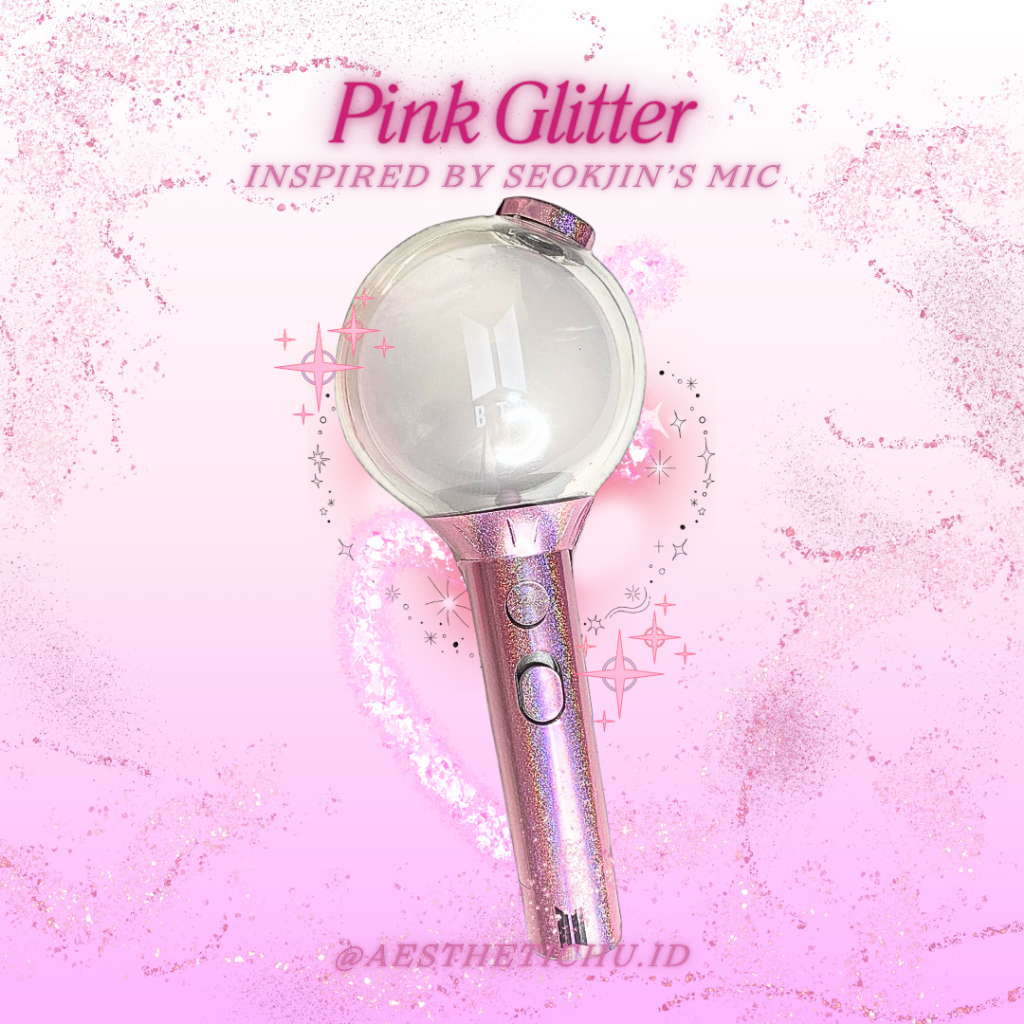 Skin Sticker Decal Army Bomb SE BTS Pink Glitter Inspired Jin Mic ...