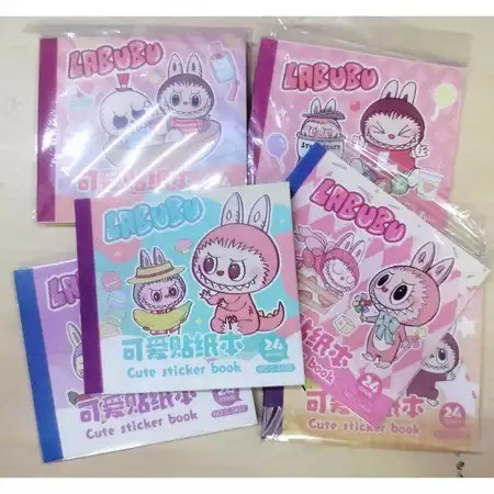 Labubu Sticker Book, Cute Cartoon | Shopee Malaysia