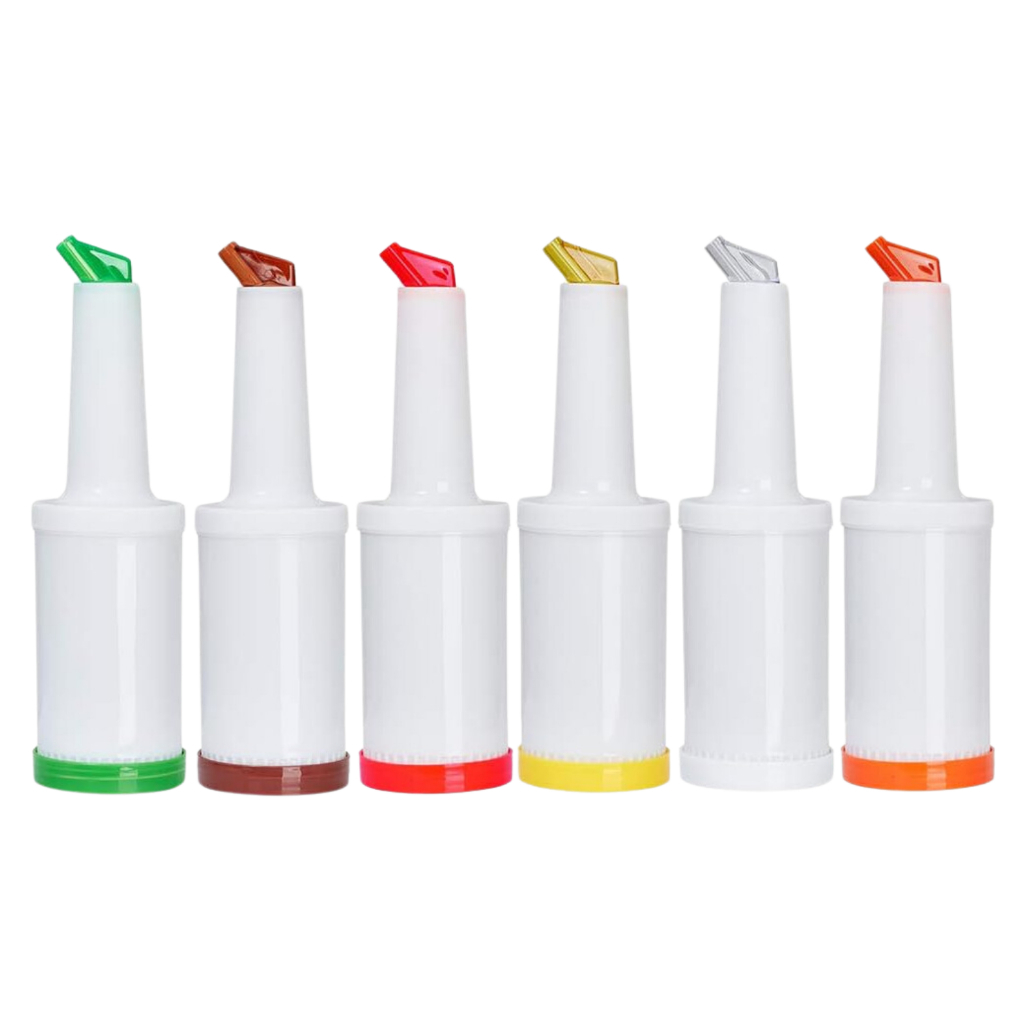 Store And Pour Bottle 1L Liquid Syrup Bottle Jar Juice Syrup Container ...