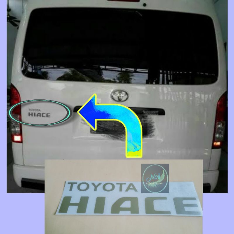 Toyota Hiace sticker | Shopee Malaysia