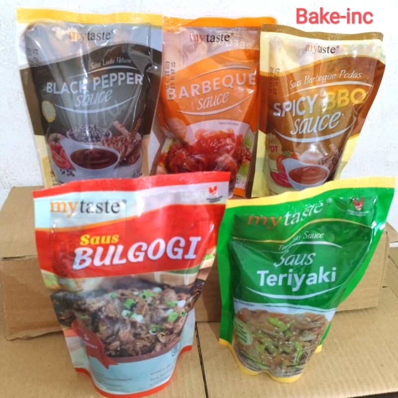 [Bake-inc] My TASTE SAUCE VARIOUS FLAVORS 500GRM BBQ, SPICY BBQ LVL 2 ...
