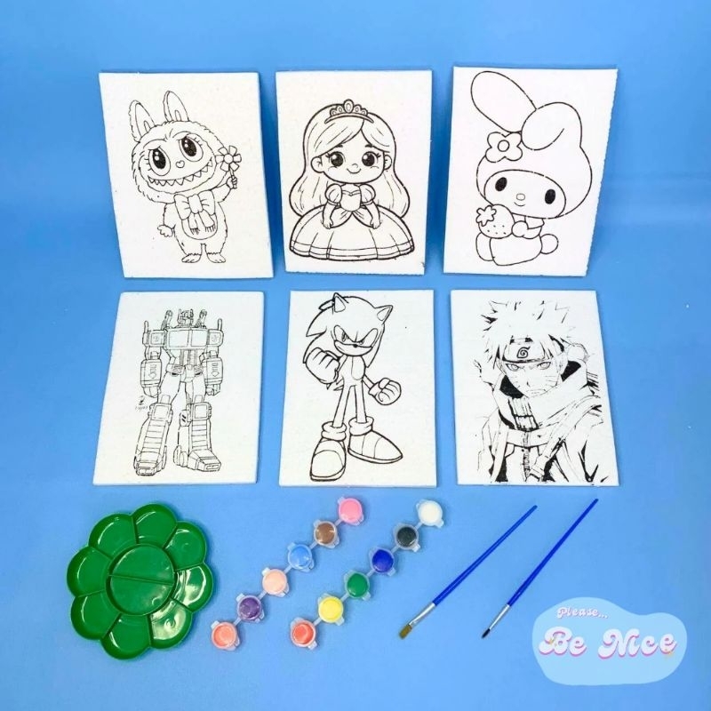 5-in-1 Coloring Painting Package for Children & Teens - 5 Cork ...