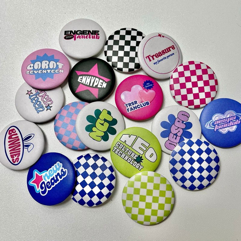 MINI PIN KPOP - TREASURE, NCT, BTS, ENHYPEN, SEVENTEEN, NEW JEANS ...