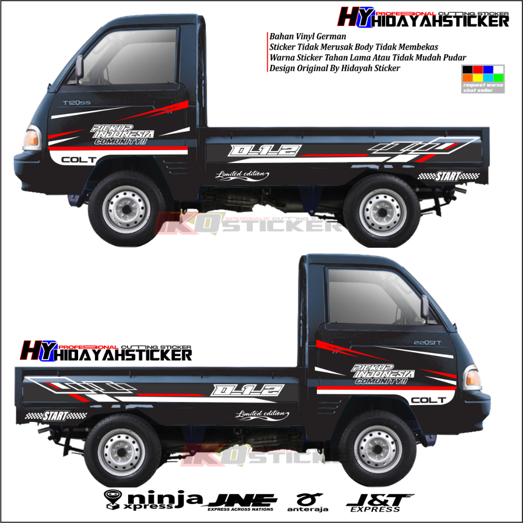 T120ss body pick up sticker list cutting stickers for T120s car side ...