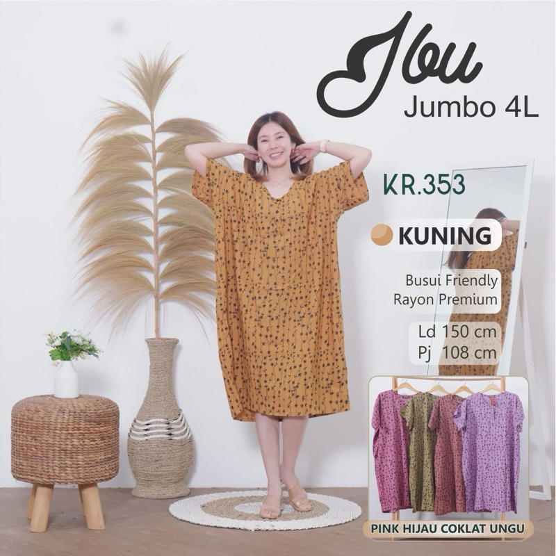 Ony DASTER MODEL IBU SUPER JUMBO 4L PREMIUM RAYON MATERIAL/BUSUI ...