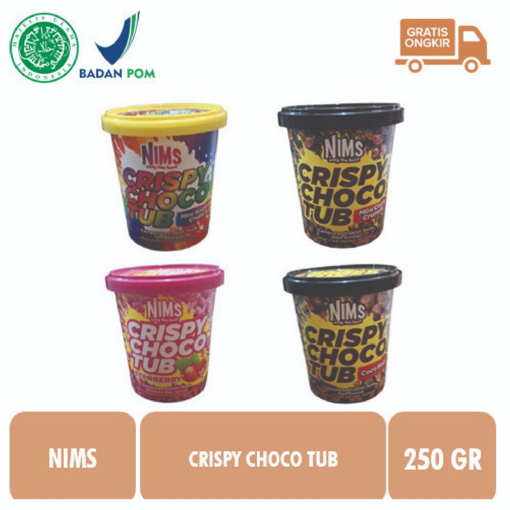 Nims Crispy Choco Tub 250GR | Shopee Malaysia