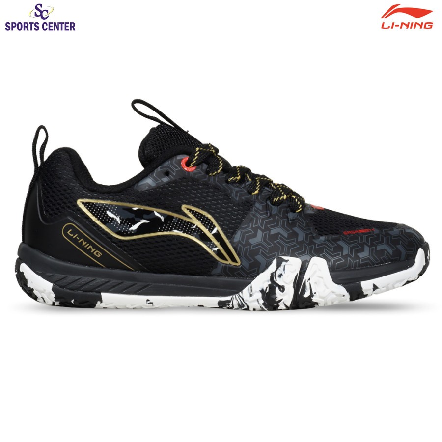 New Badminton Shoes Lining Saga Lite X AYTU037 Black Gold | Shopee Malaysia