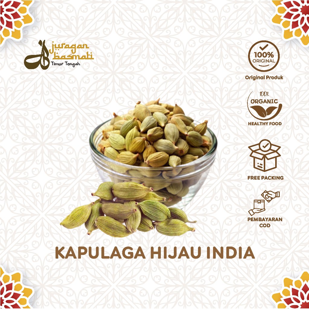 HIJAU Green Cardamom 5gr Cardamom | Shopee Malaysia