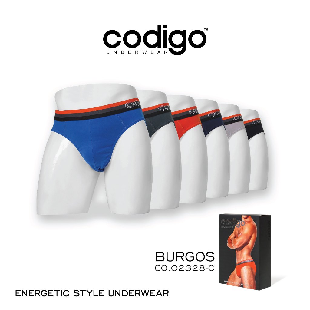 Codigo Burgos – Men's Underwear - 3 Pcs | Shopee Malaysia