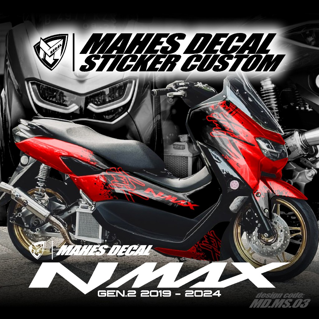 Newest Decal Sticker Nmax New Full body Sticker Nmax New Gen.2 2019 ...