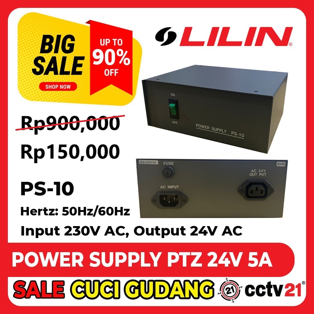 Switching Power Supply PTZ Adapter 24V 5A Input 230V AC Output 24V AC ...