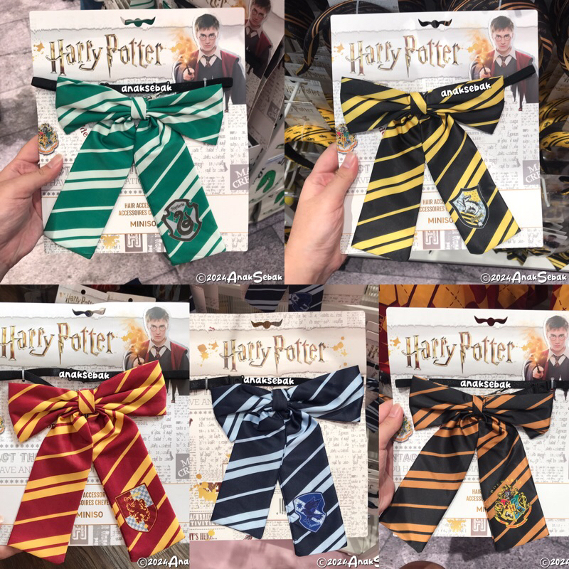 Miniso x Harry Potter 2in1 Bow Tie & Hair Clip Big Size / Large 2in1 ...