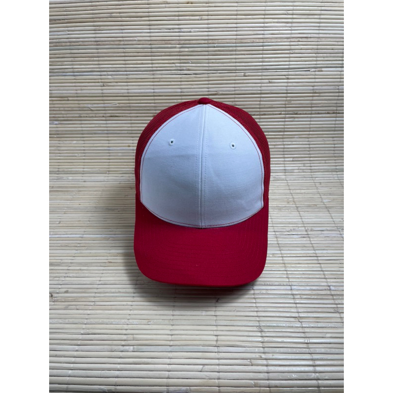 MERAH PUTIH Richardson red and white mesh hat | Shopee Malaysia