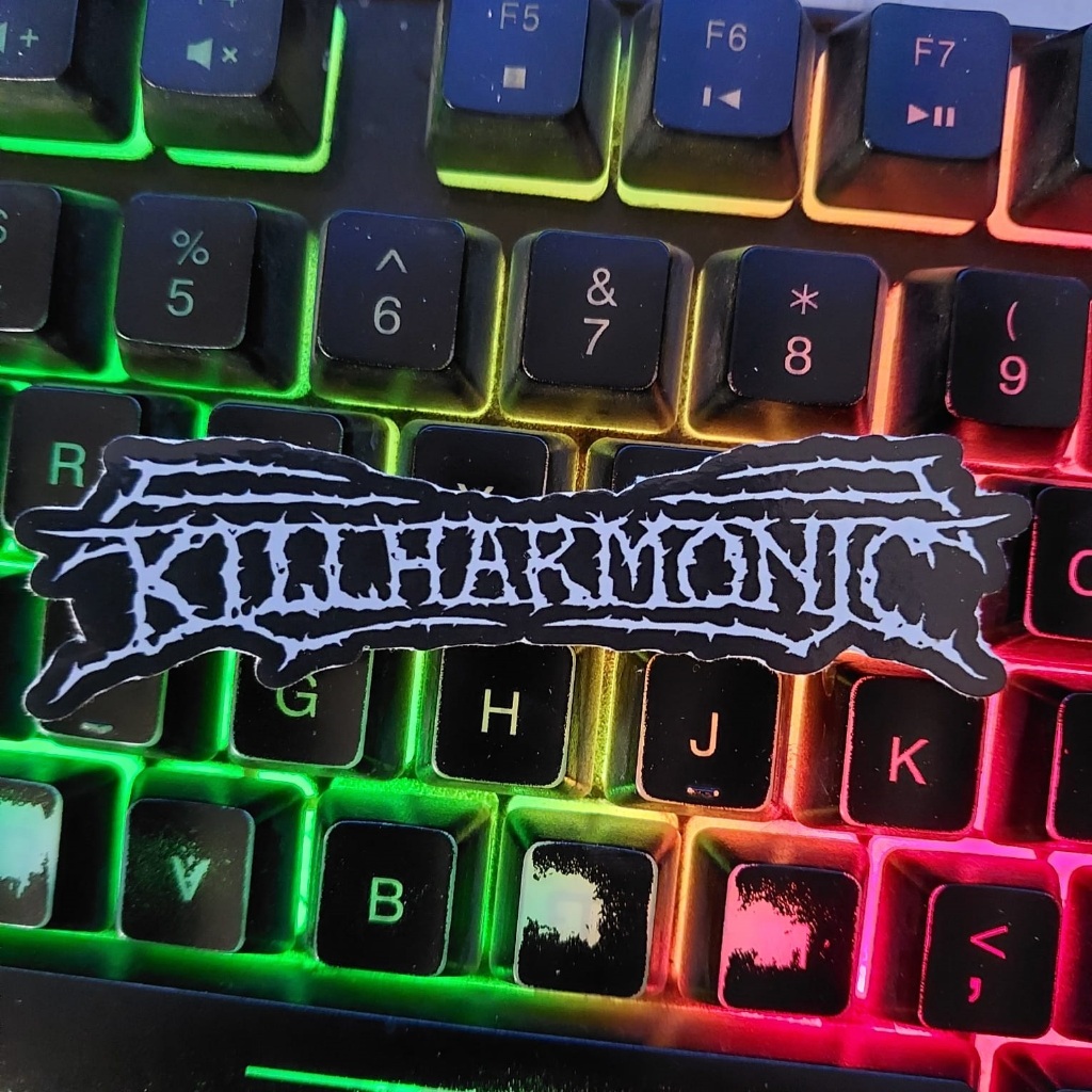 HP Killharonic Sticker - Indonesian Death metal band Sticker - extreme ...