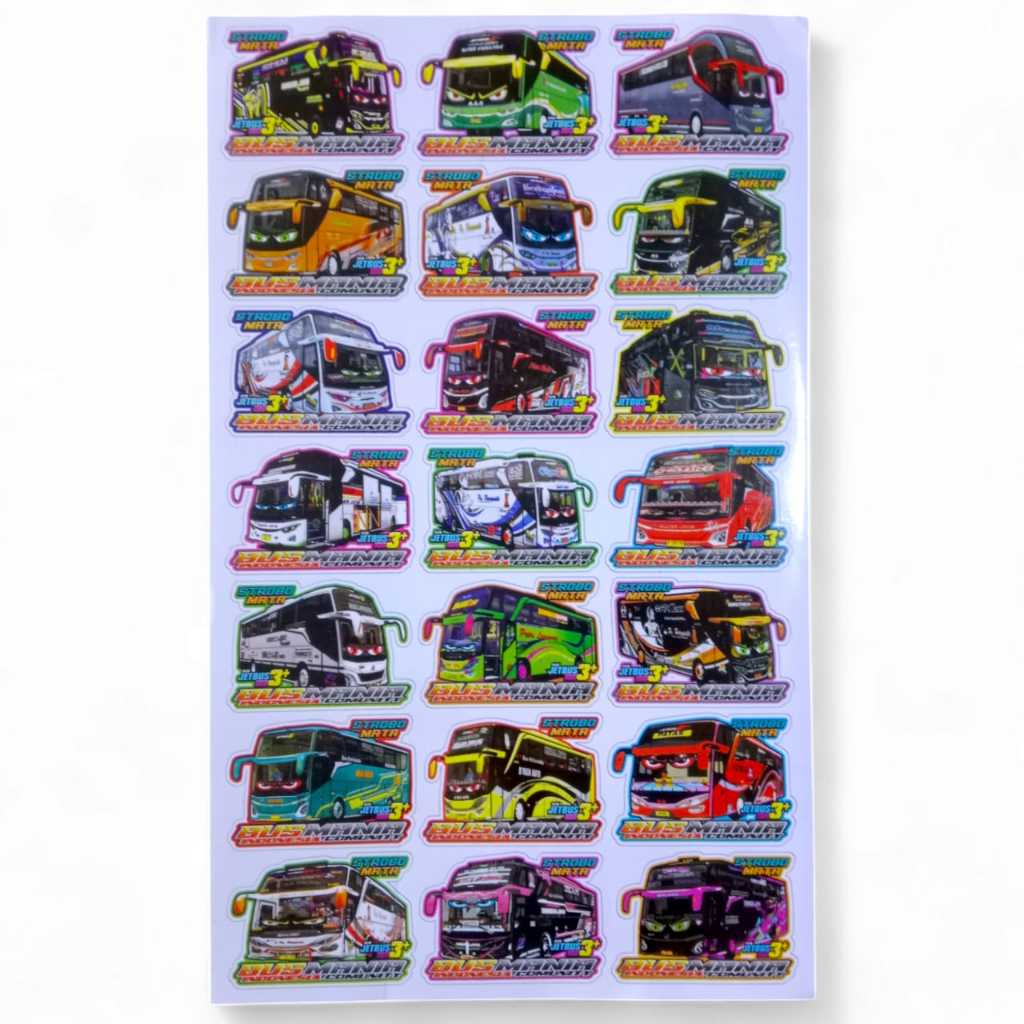 Mania BUS SHEET STICKER / VIRAL HOREX SOUND STICKER / VIRAL SOUND AUDIO ...