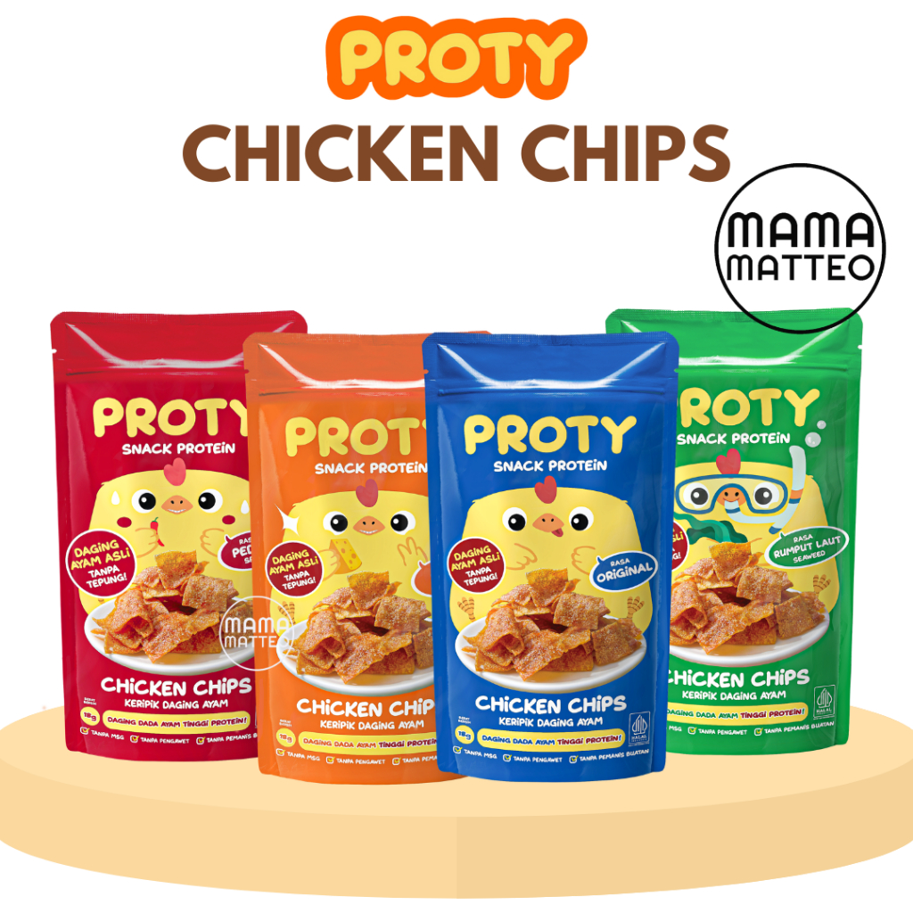 Proty Chicken Chips 18gr / Snack Chips Original Flavored Chicken Snacks ...