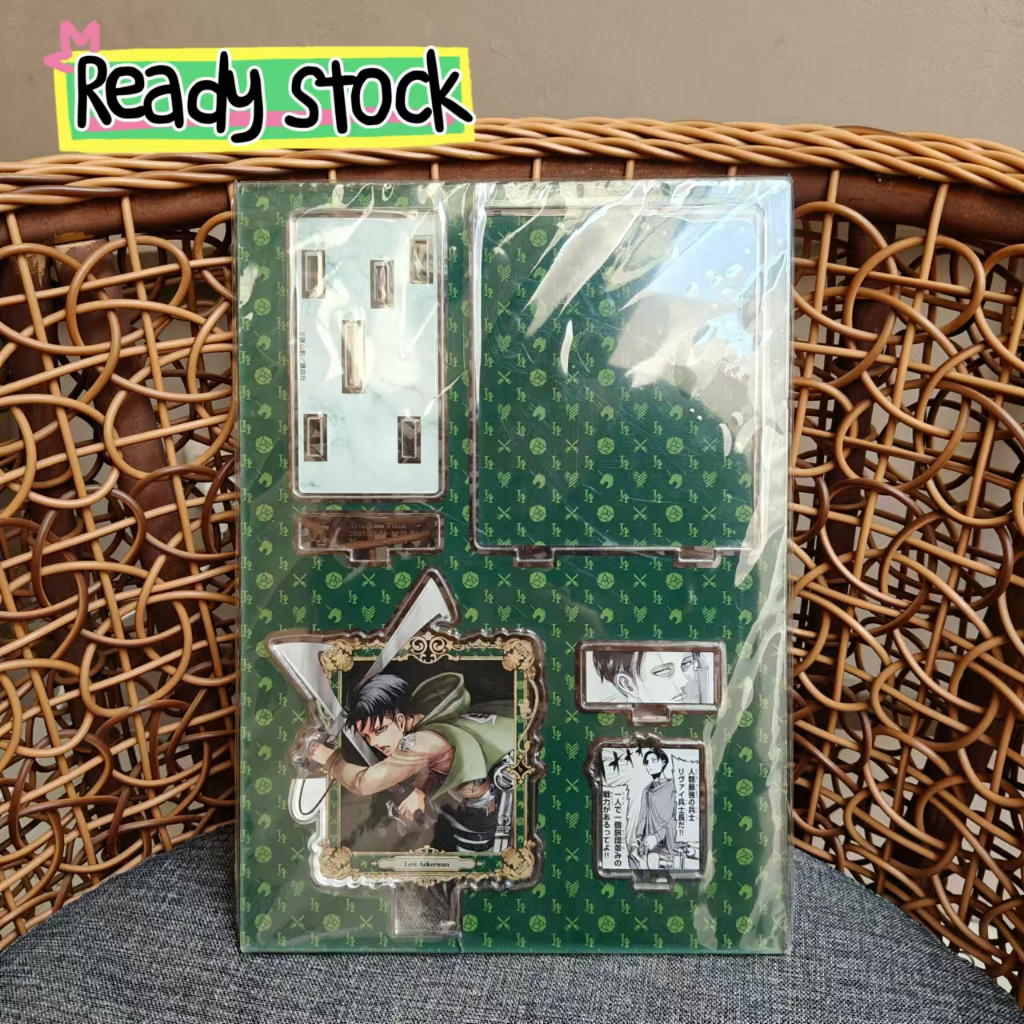 Official Attack on Titan Acrylic Standee Levi Ackerman Memorial Series ...