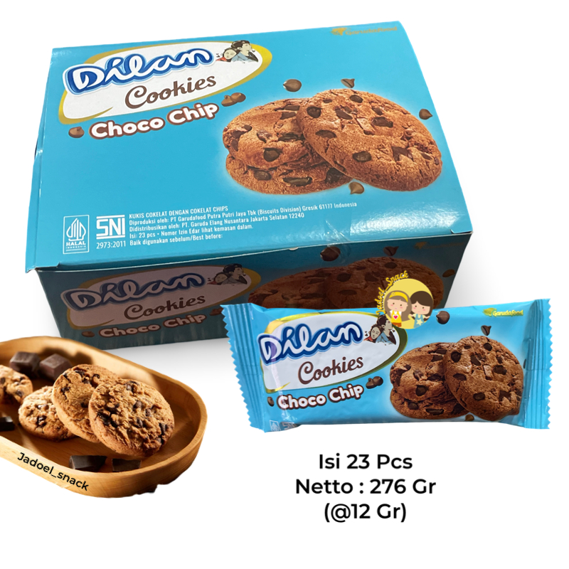 Wholesale - DILAN COOKIES 23 X 12 Gr Chocolate Flavor Choco Chips by ...
