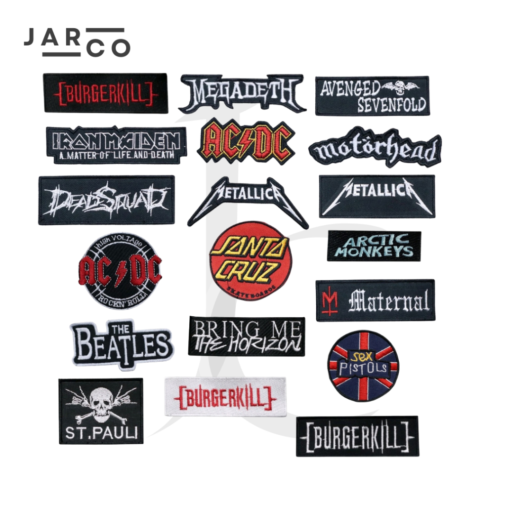 Cool Famous Rock Band-Band Sewing Embroidery Patch | Premium Small ...
