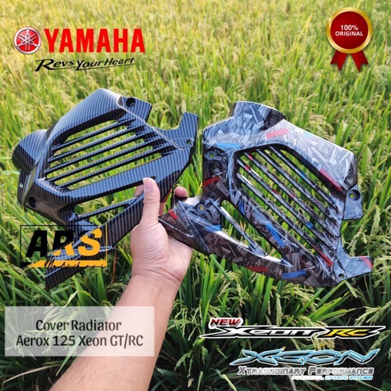 Original Dip Xeon Gt/Rc Aerox 125 Carbon WTP Radiator Cover | Shopee ...
