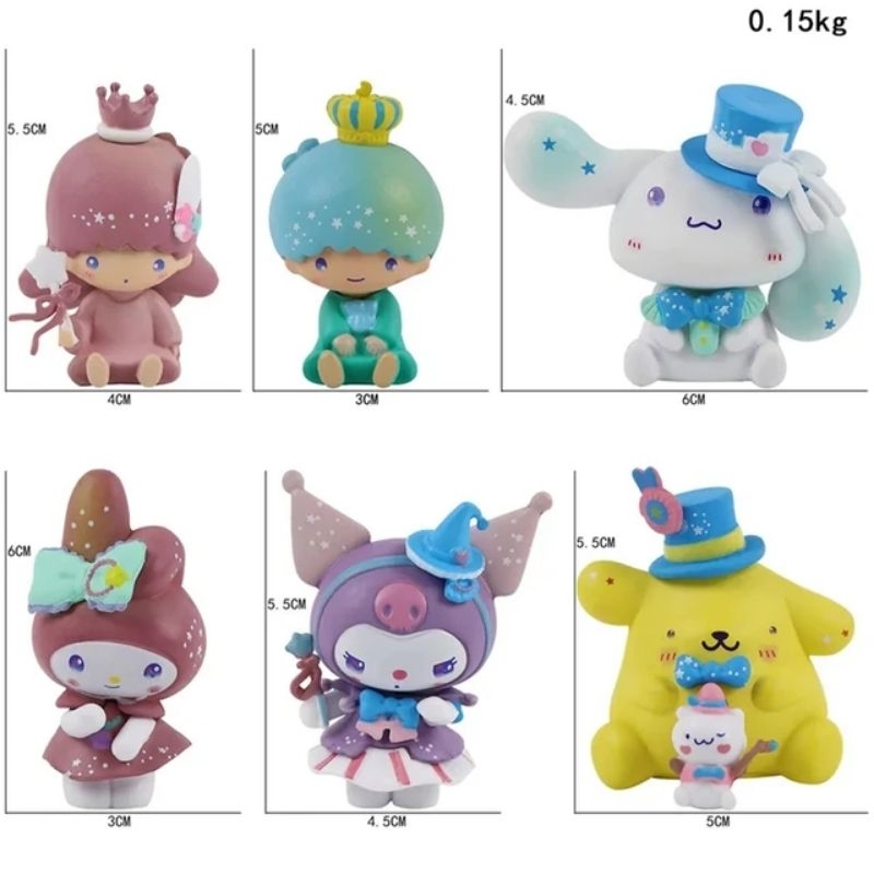 Cake topper figure sanrio dream series collectible display toy and Cake ...