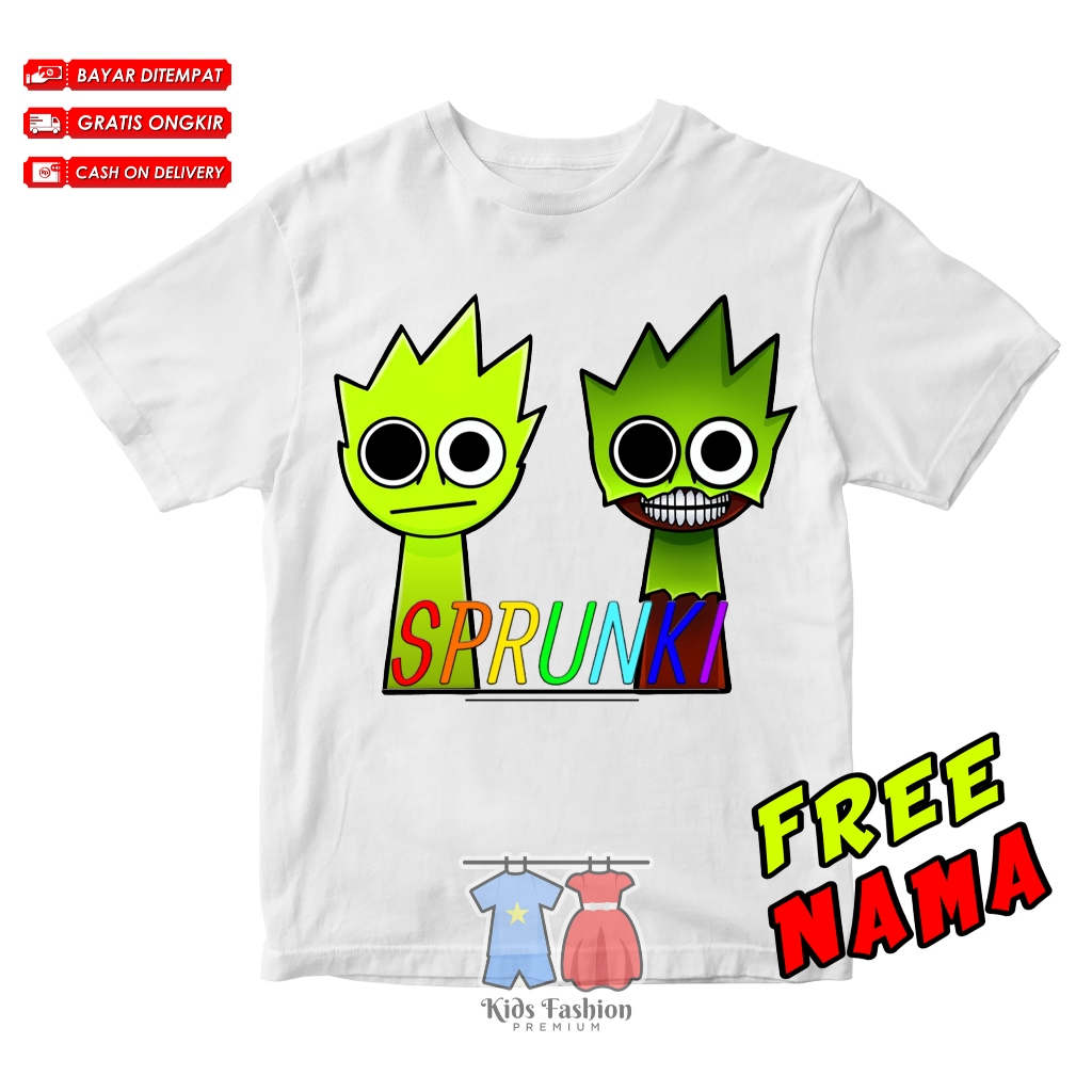 Sprunki Incredibox Children's Clothing T-shirts Owakcx & Owakcx Horror ...