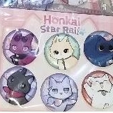 Honkai star rail hsr little cat series mini badge | Shopee Malaysia