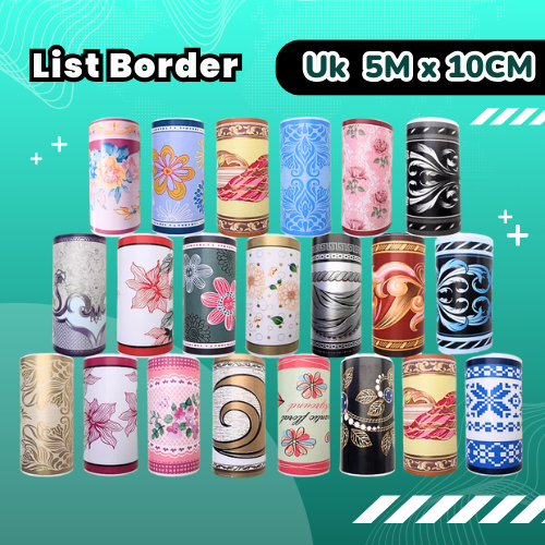 Wall Border List Border Lis Border Border Wallpaper Sticker Wall ...