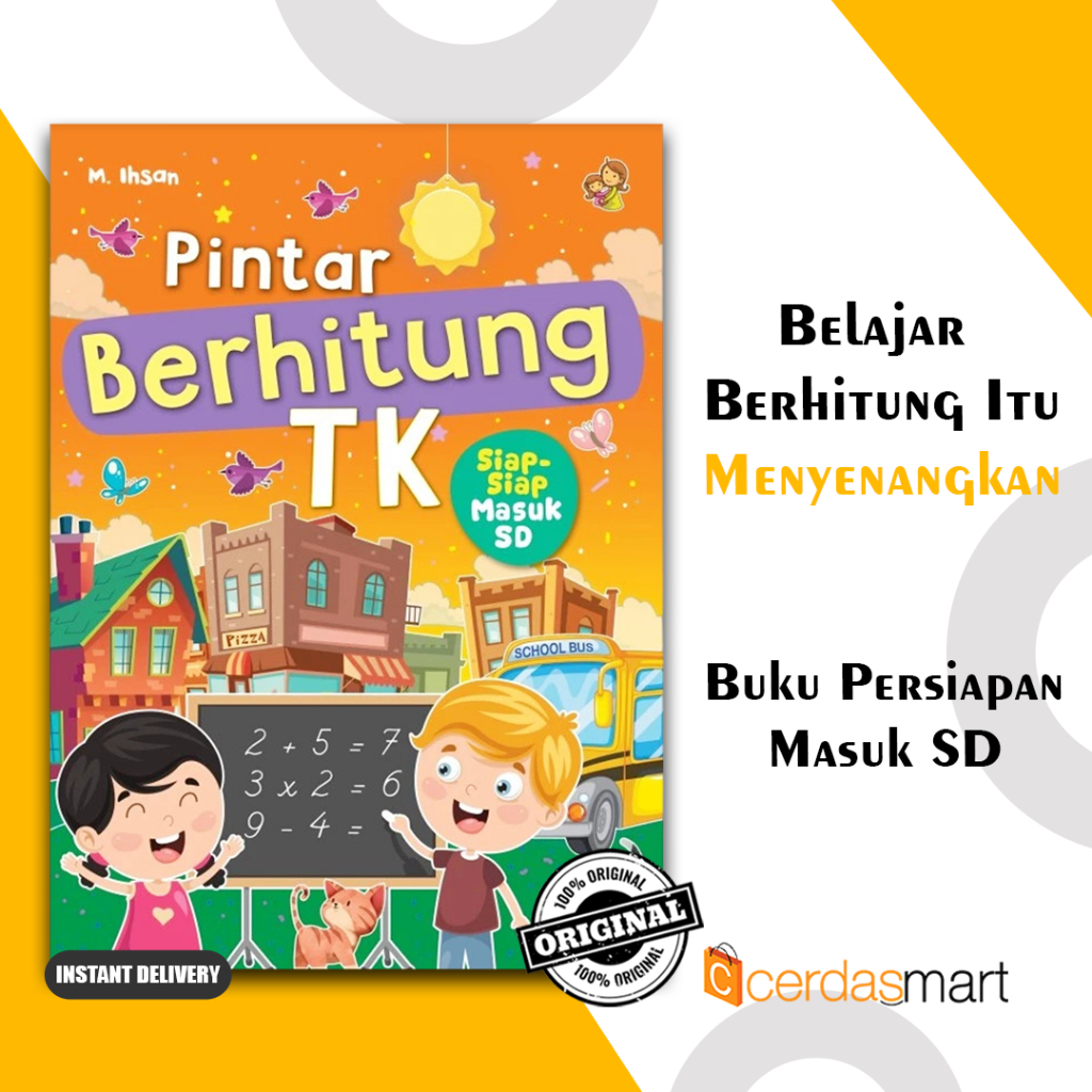 Smart COUNTING PAUD KINDERGARTEN ACTIVITY BOOK FOR PAUD KINDERGARTEN ...
