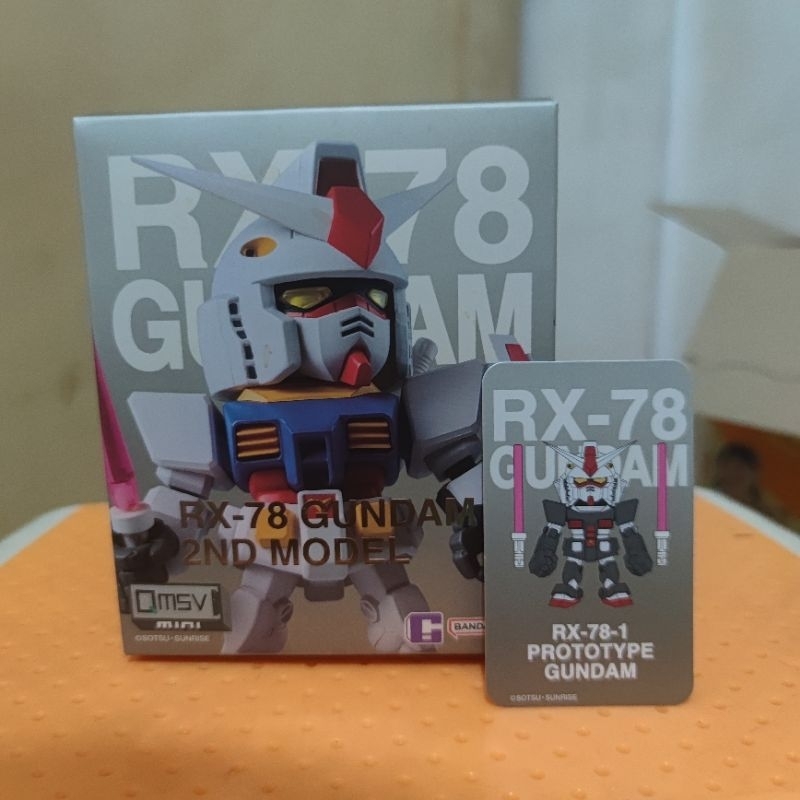 Qmsv prototype gundam rx 78 figure blindbox original bandai | Shopee ...
